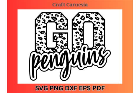 Go Penguins Svg Graphic By Craft Carnesia Creative Fabrica