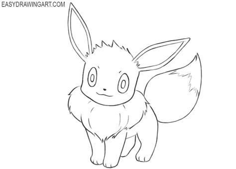 How To Draw Eevee Easy Drawing Art