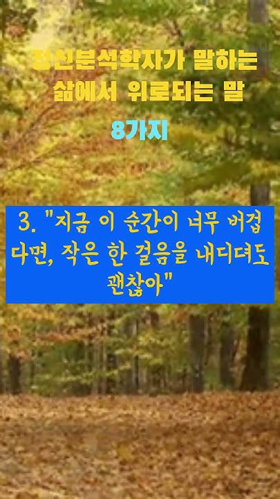 정신분석학자가 말하는 삶에서 위로되는 말 8가지 심리학 인간관계 지식 좋은 글 지혜 명언 리더쉽 대화술 위로 Youtube