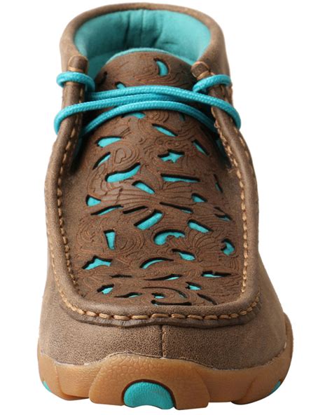 Twisted X Womens Chukka Driving Mocs Brown