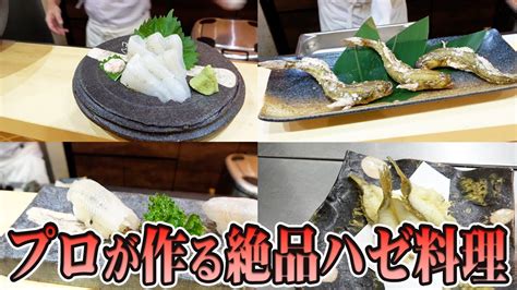 【プロにお願い】寿司職人に釣ったハゼを料理してもらったら､絶品ハゼ料理フルコース完成 Youtube