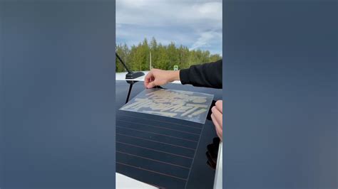 Инструкция как наклеить наклейку на авто Youtube