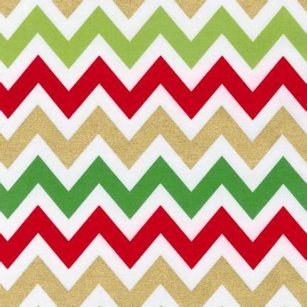 Colorful Metallic Chevron Fabric For Holiday Remix Red And Green
