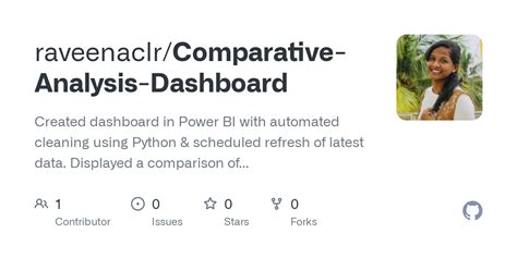 Github Raveenaclrcomparative Analysis Dashboard Created Dashboard