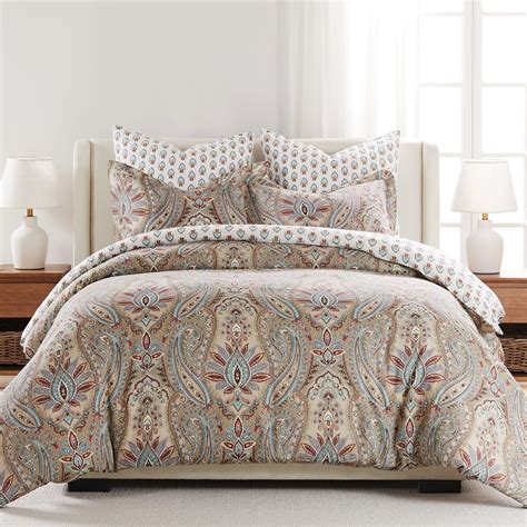 Waterford Blue Floral King 6pc Comforter Set Home And Kitchen