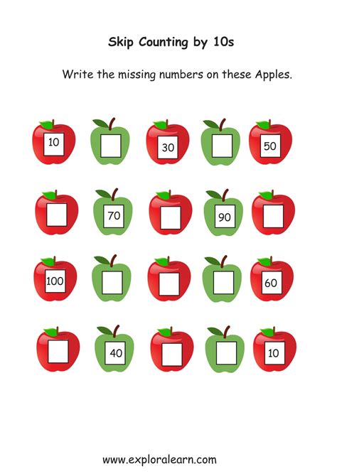 Reverse Mix Skip Counting Worksheets Exciting Numerical Challenges For