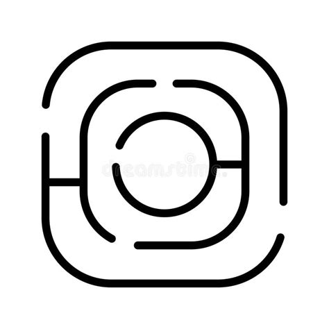 Maze Solution Icon Stock Vector Illustration Of Labyrinth 259286859