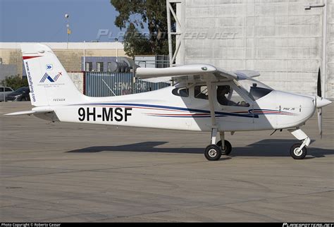 9H PAT Malta School Of Flying Tecnam P92 Echo JS Photo By Roberto
