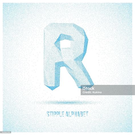 알파벳 R 메트로폴리스 Stipple 알파벳 0명에 대한 스톡 벡터 아트 및 기타 이미지 0명 2015년 광고 Istock