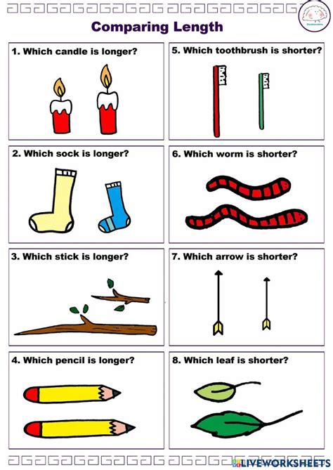Comparing Numbers To 5 School Objects Counting Worksheetspack