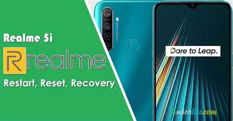 Cara Restart Factoryhard Reset Realme 5i Recovery Mode