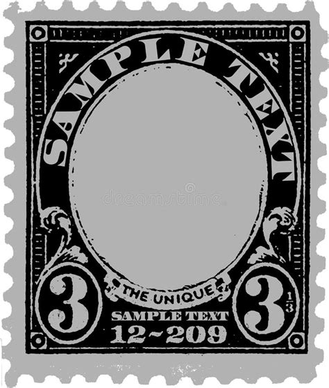 Black Old Postal Mark Stock Vector Illustration Of Painting 2913168