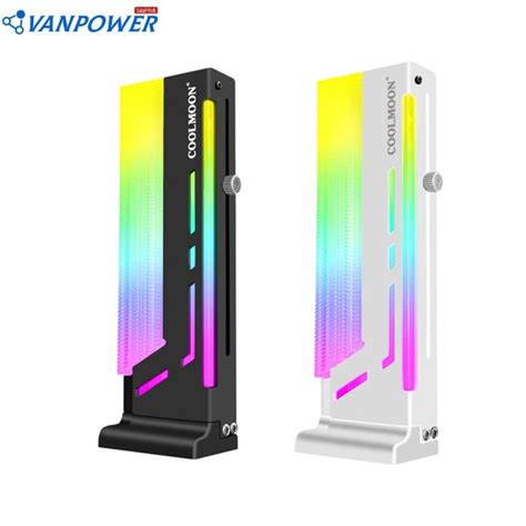Coolmoon Cm Gh2 Graphics Card Bracket Vertical 5v Argb Gpu Holder Stand