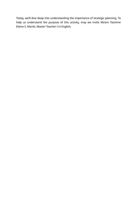 Script For Strategic Planning Seminar Script Docx