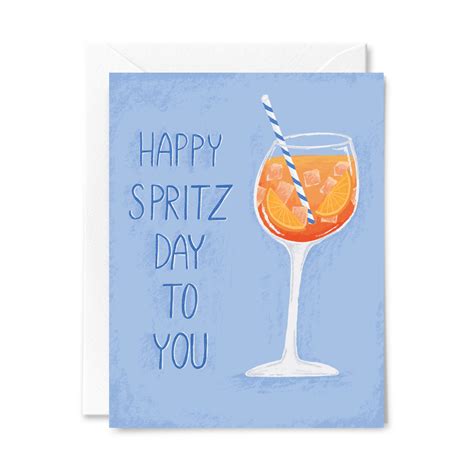 Aperol Spritz Birthday Greeting Card Lark San Carlos