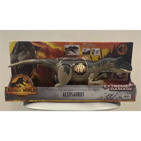 Jurassic World Dominion Extreme Damage Allosaurus Exclusive Action