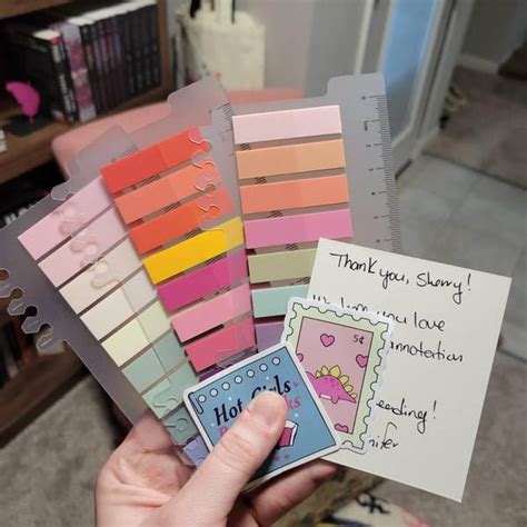 Book Annotating Tab Annotation Supplies School Book Sticky Tab For Reading Essentials For