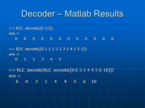 Run Length Encoder Decoder Ee D Project Authors Imran Hoque Yipeng