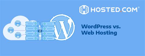 wordpress hosting vs web hosting blog