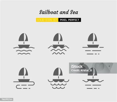 솔리드 아이콘 기호 세트 요트와 바다 고립 된 평면 실루엣 벡터 디자인 64 픽셀 완벽한 디지털 디자인 웹 사이트 응용 프로그램 및 물리적 디자인 인쇄 제품 포장 기타 0