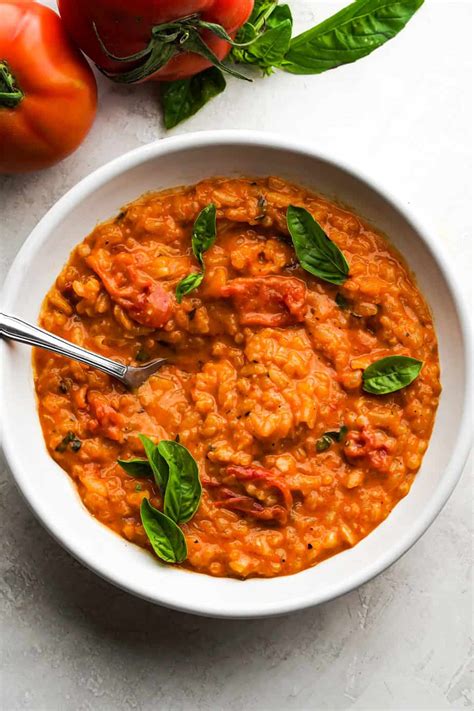 Tomato Risotto Recipe Whisper Of Yum