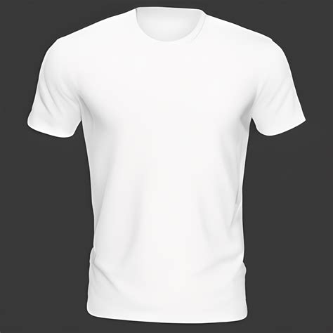 Effen Wit T Shirt Model Model · Creative Fabrica
