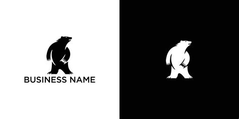 Bear Logo Icon Designs Vector Illustrationbear Silhouette Logo