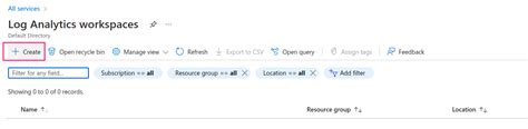 Steps To Create Log Analytics Workspaces On Microsoft Azure Hackerxone