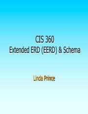 Extended Entity Relationship Diagram Pdf CIS Extended ERD EERD
