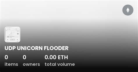 udp unicorn flooder collection opensea