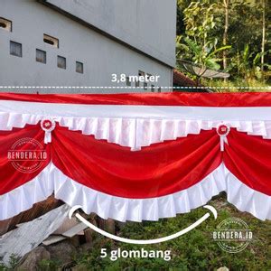 Jual Bendera Merah Putih Panjang Bendera Badrop Merah Putih Bendera