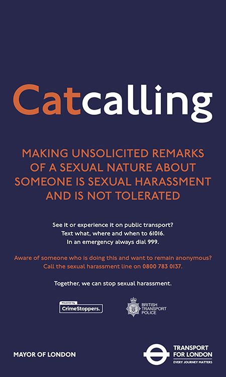 Transport For London Launches Campaign To Tackle Sexual Harassment