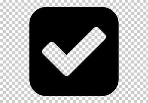 Check Mark Checkbox Computer Icons PNG Clipart Angle Black Black And White Button Checkbox