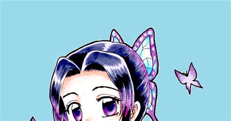 鬼滅の刃 鬼滅の刃 胡蝶しのぶ エアのイラスト Pixiv