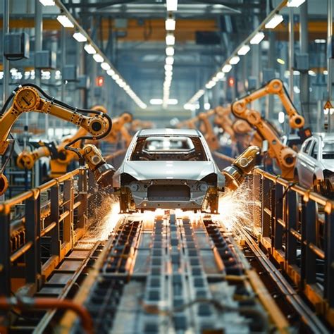 Free Robotic Assembly Line Image Download At Stockcake