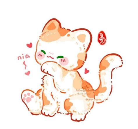 Kawaii Cat Drawing Cute And Adorable