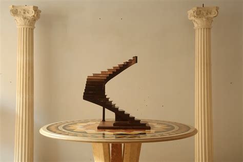Proantic Escalier de maitrise chef dœuvre de compagnonnage réc