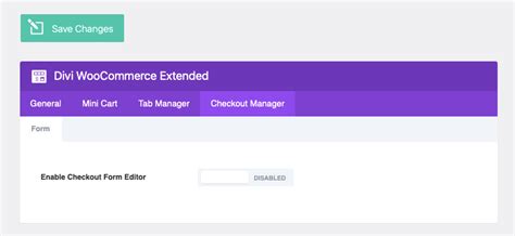 WooCommerce Checkout Manager Divi Extended Documentation