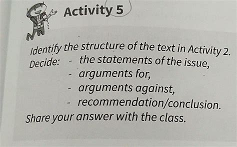 Activity 5 Identify The Structure Of The StudyX