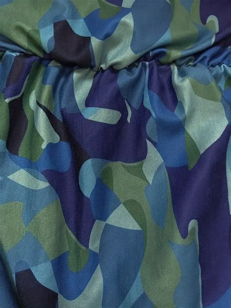 Camouflage Print Bodycon Dress Casual Crew Neck Sleeveless Regionname