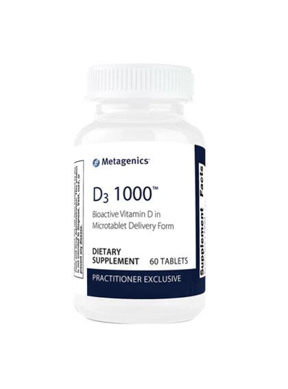 Metagenics D3 1000 60 Tabs