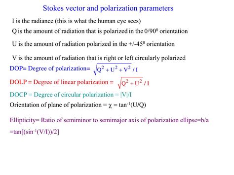 Ppt Stokes Vector Mueller Matrix Radiative Transfer In An Atmosphere Ocean System Powerpoint