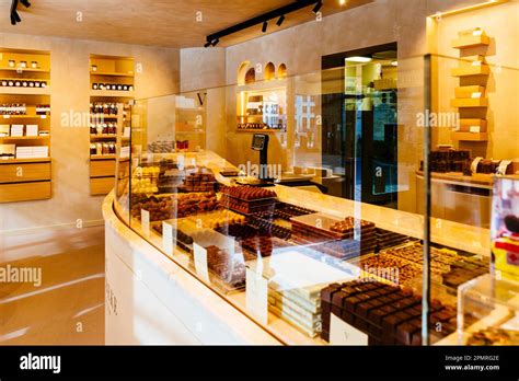 Chocolate Shop Interior Belgium Is One Of The European Countries With