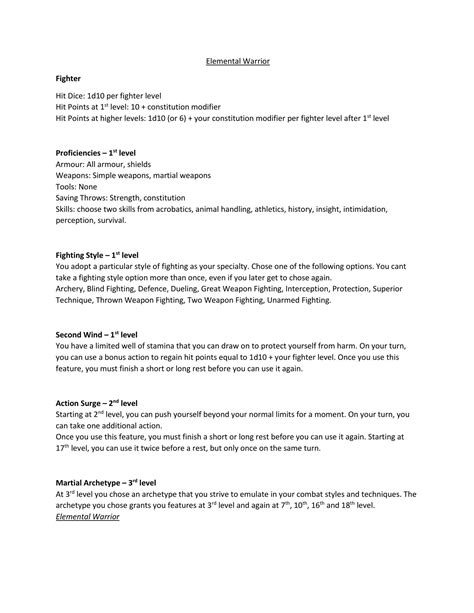 Elemental Warriorpdf Docdroid