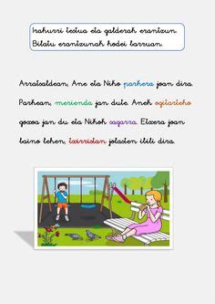 Ideas De Euskarazko Testu Motzak Ulermena Euskera Aprender