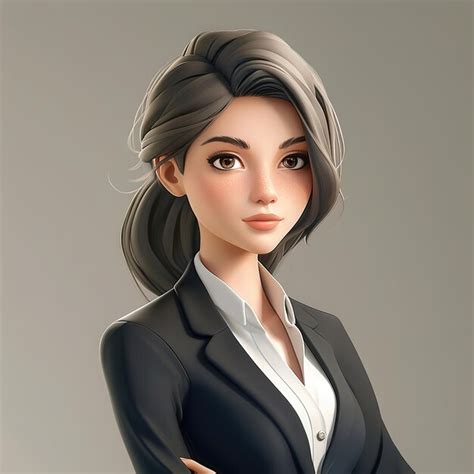 Premium Photo A Drawing Of A Woman With Her Arms Crossed