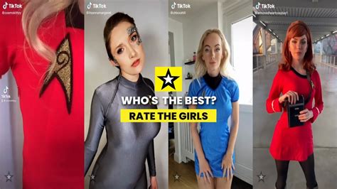 Rate The Girls Snap Star Trek Cosplay Tiktok Dance Contest 2 🚀🖖