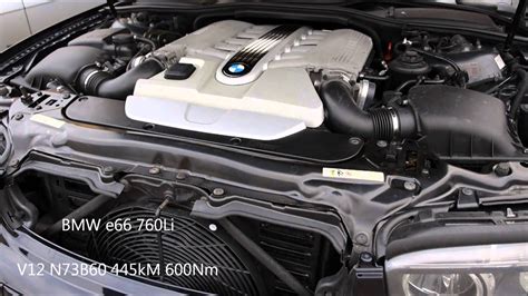 Bmw E66 760li Start V12 Youtube