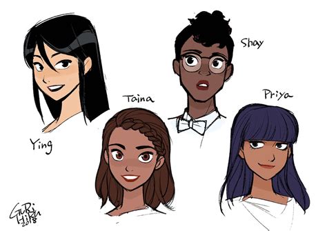 Ying Taina Miranda Shay Smith And Priya Aggarwal Marvel Drawn By