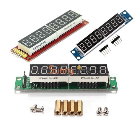 Max7219 8 Digit Led Display 7 Segment Digital Tube Raspberry Pi Board Molude 337 Picclick Au